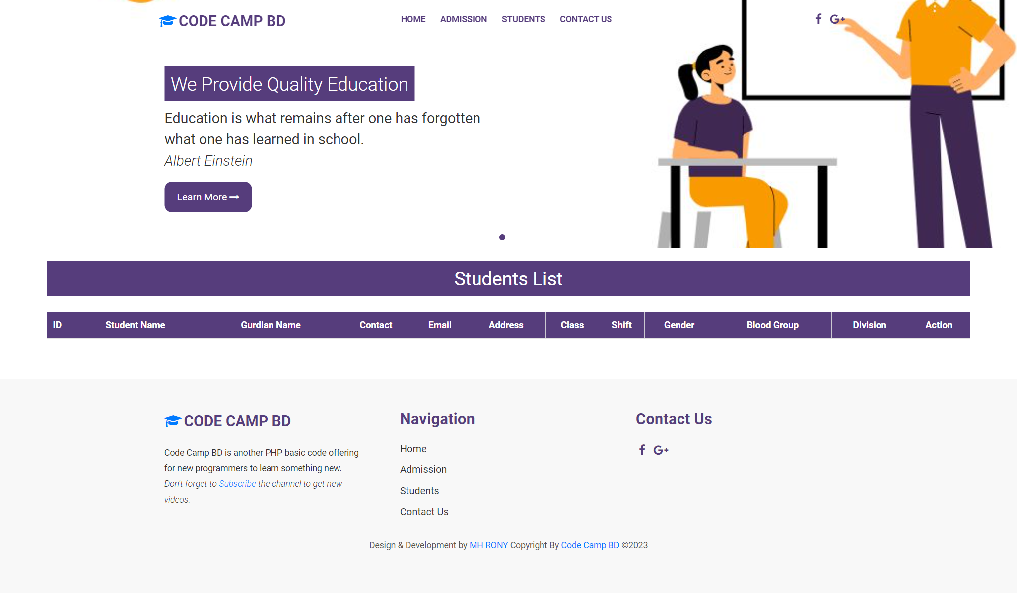 GitHub - dev-mhrony/Student-Admission-in-PHP: Student Admission in PHP ...