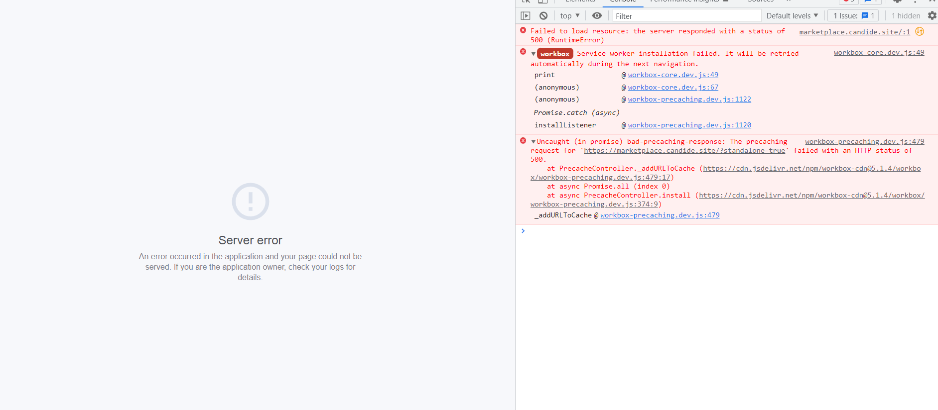 'Uncaught (in promise) bad-precaching-response' - error triggered by nuxt build module · Issue ...