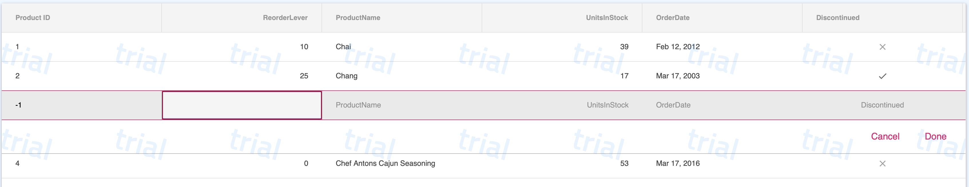 igxGrid : beginAddRowByIndex is not editing freshly added row · Issue #10764 · IgniteUI/igniteui ...