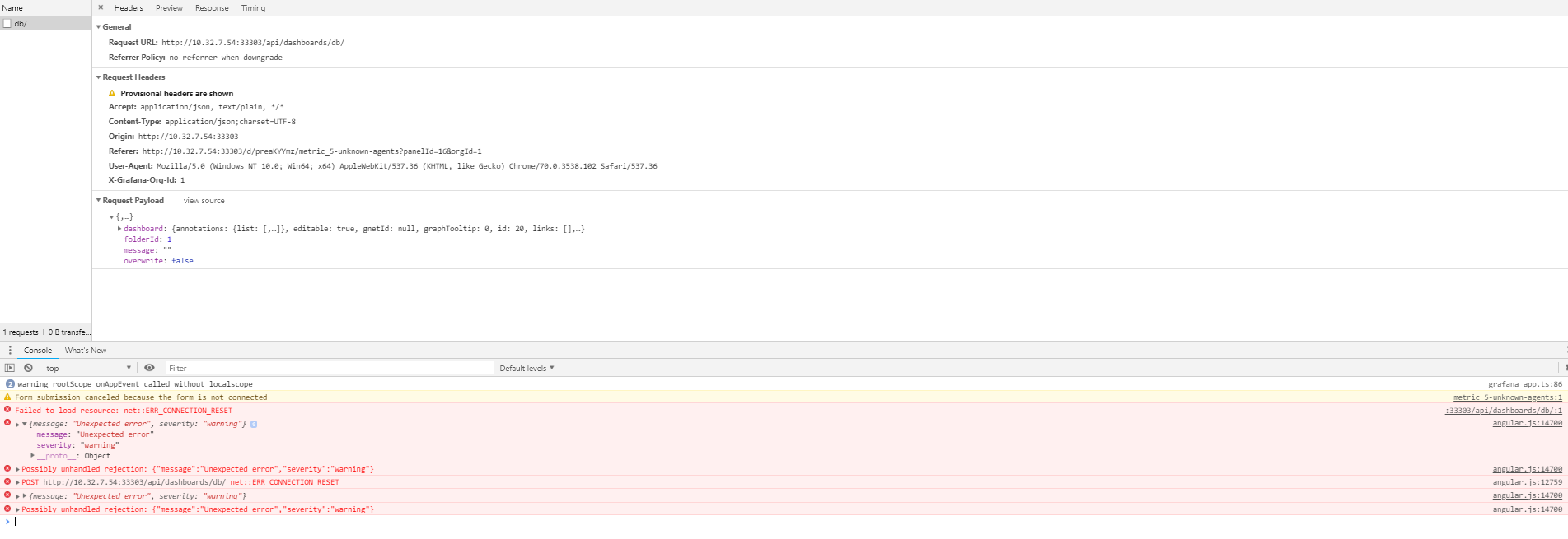 Unable to save dashboards, when using multiple queries · Issue #14240 ...