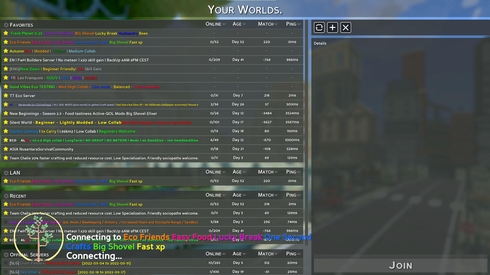Fail to connect · Issue #23044 · StrangeLoopGames/EcoIssues · GitHub