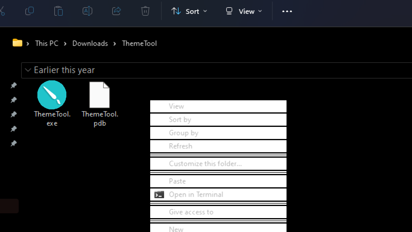 Context Menu on Windows 11 22H2 Build 22621.1 is not appearing well. · Issue #106 · namazso ...