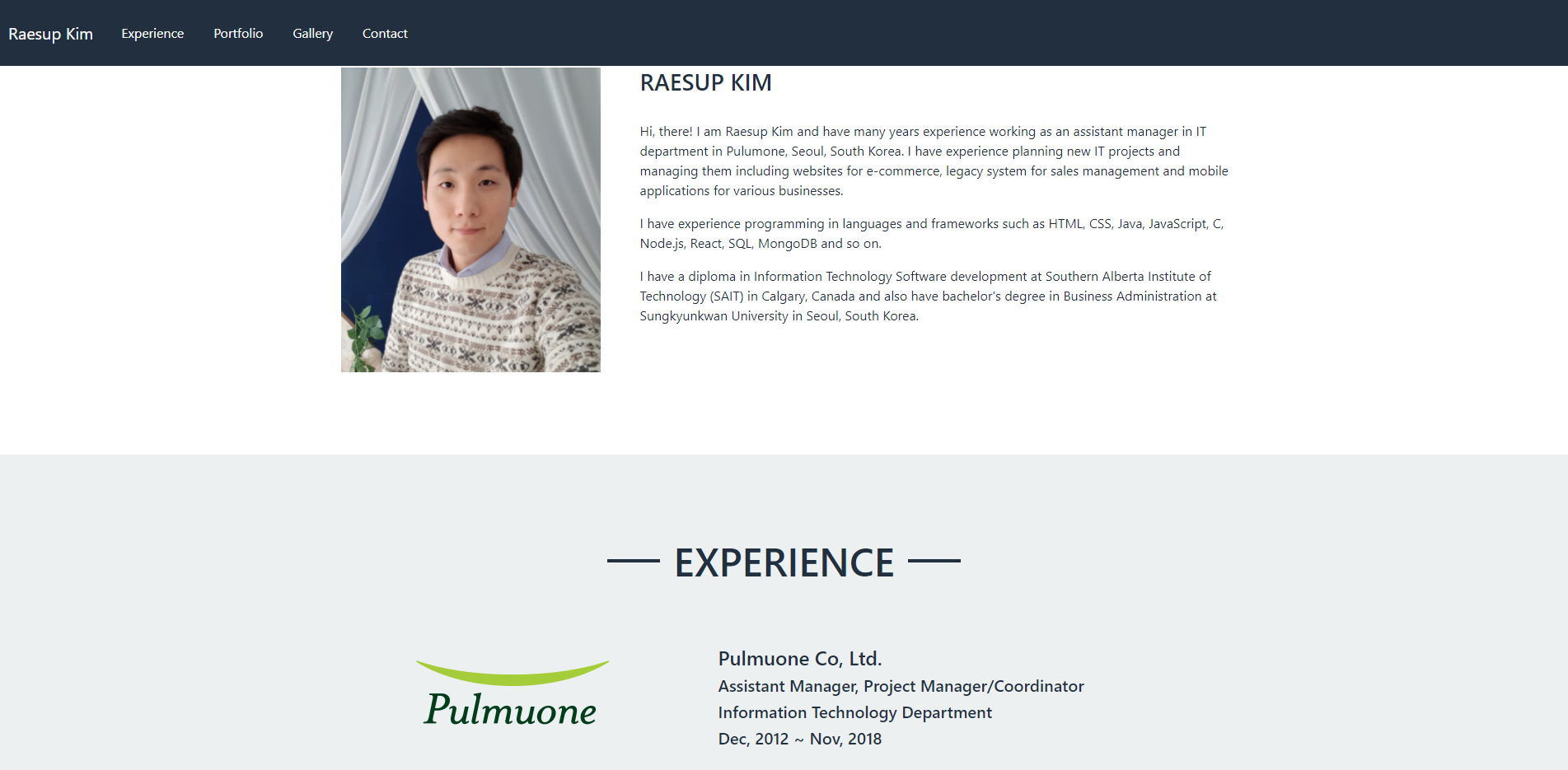 GitHub - raesup/portfolio