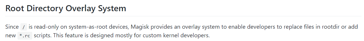 The example provided for loading kernel modules in the Magisk developer guides is not working ...