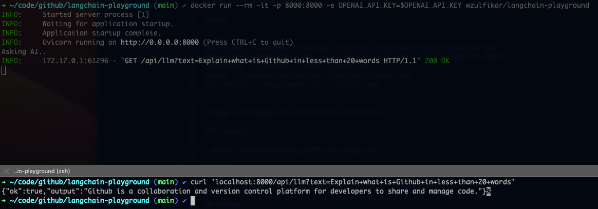 GitHub - wzulfikar/langchain-playground