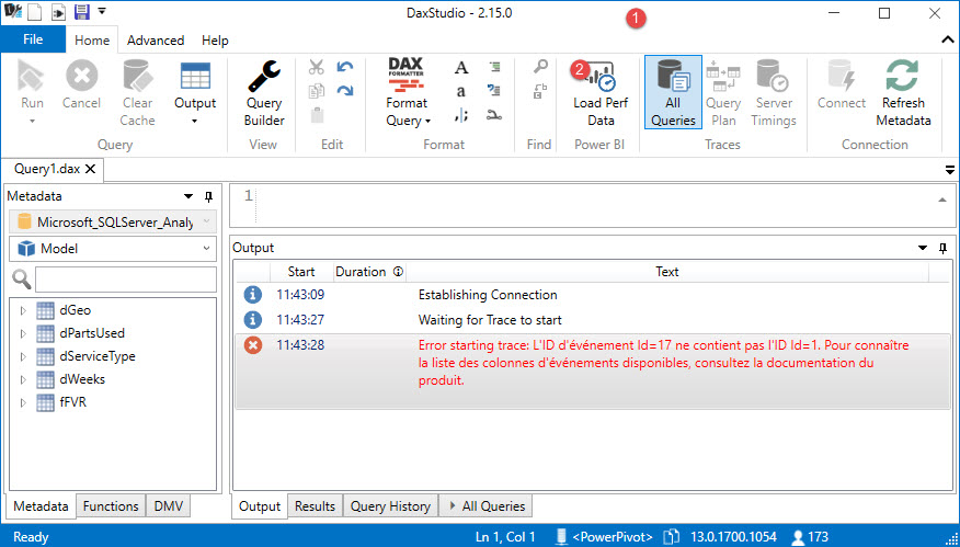 v2.15.0 All queries trace does not start when connected to Excel · Issue #581 · DaxStudio ...
