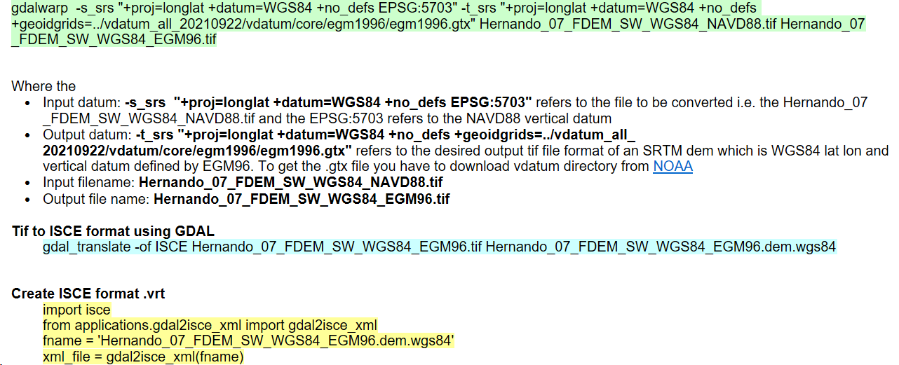 Staging an Ellipsoid Corrected DEM for TopsApp · Issue #329 · isce-framework/isce2 · GitHub