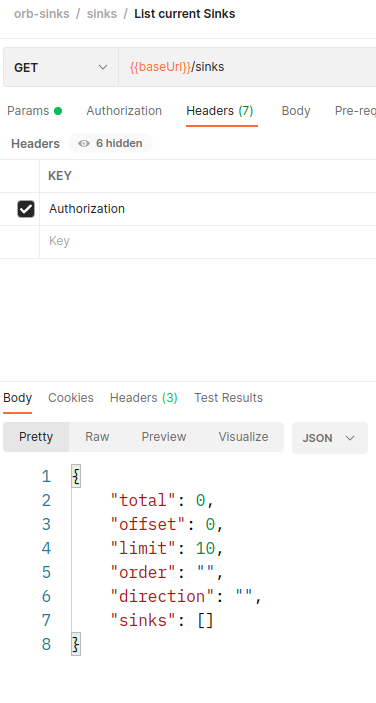 Dataset: when a sink linked with some dataset is removed, the sink is not unlinked to the ...
