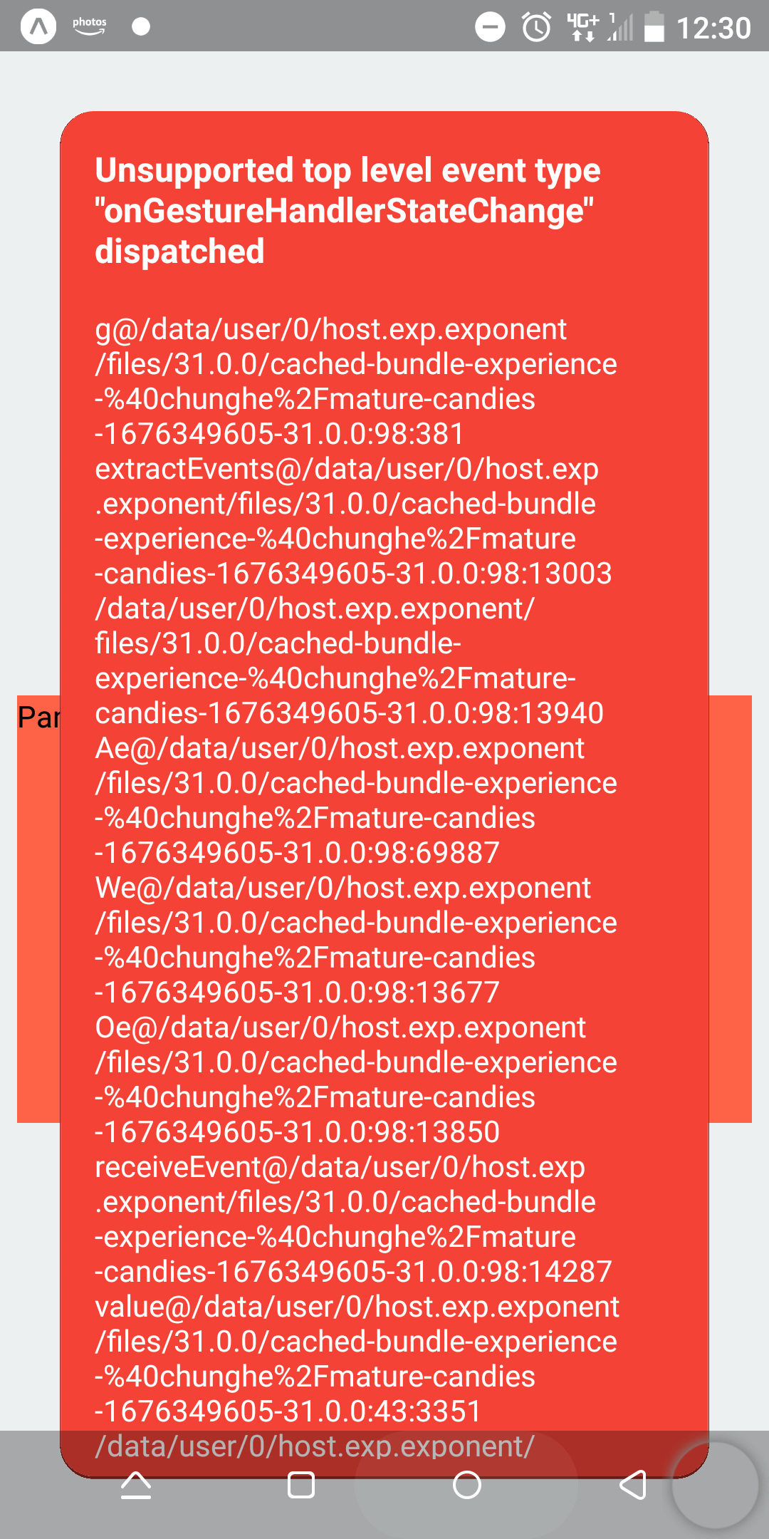 Issue using react-native-gesture-handler on SDK31 for Android on Snack · Issue #2600 · expo/expo ...