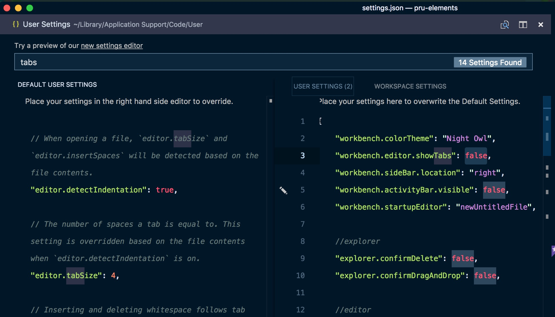 When Showtabs Is False Tab Bar Has Wrong Color · Issue 99 · Sdras
