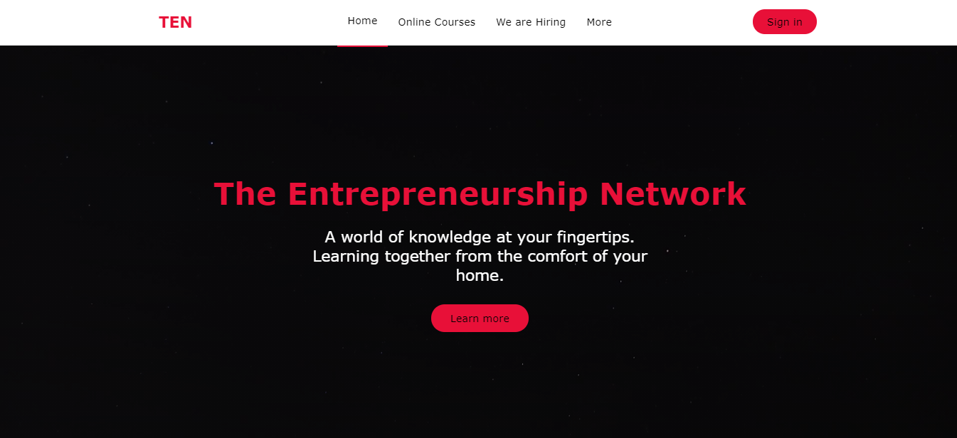 GitHub - SairamNomula/TEN: TEN React Internship Task.