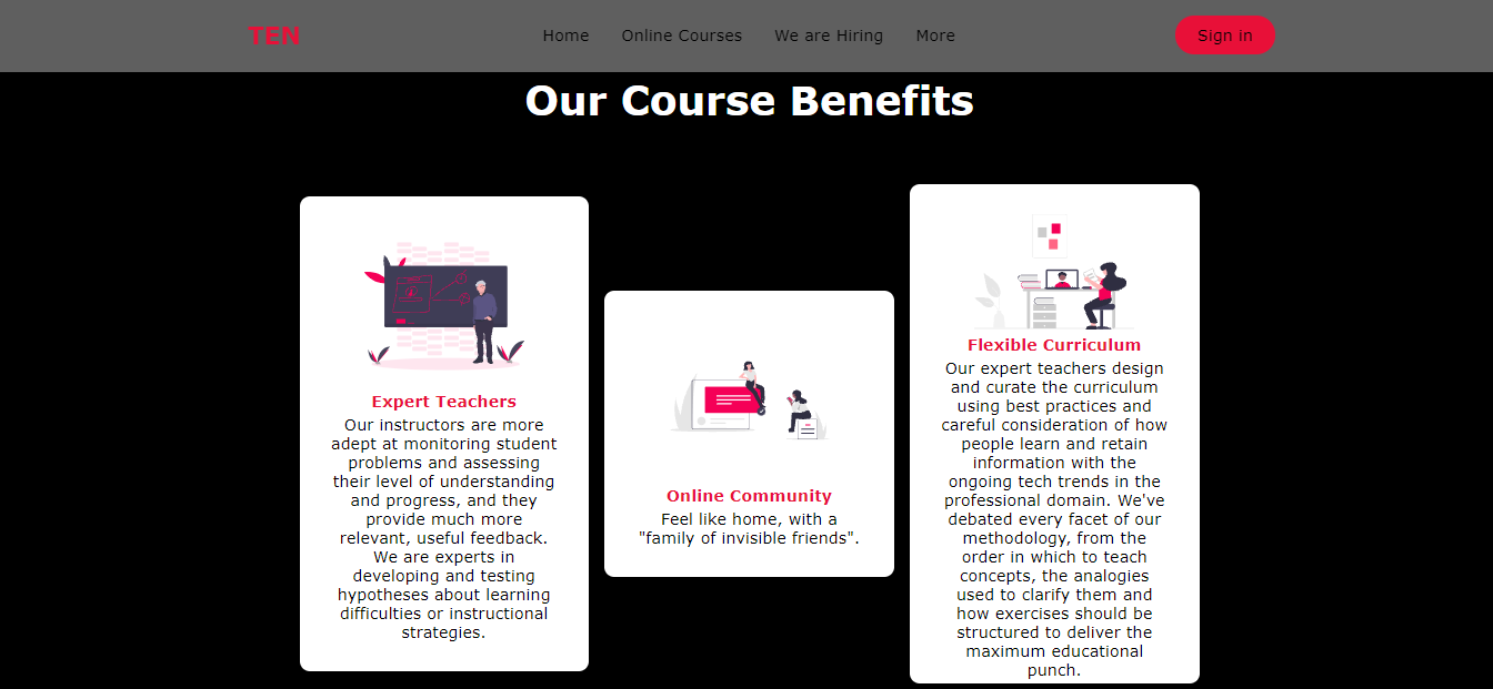 GitHub - SairamNomula/TEN: TEN React Internship Task.