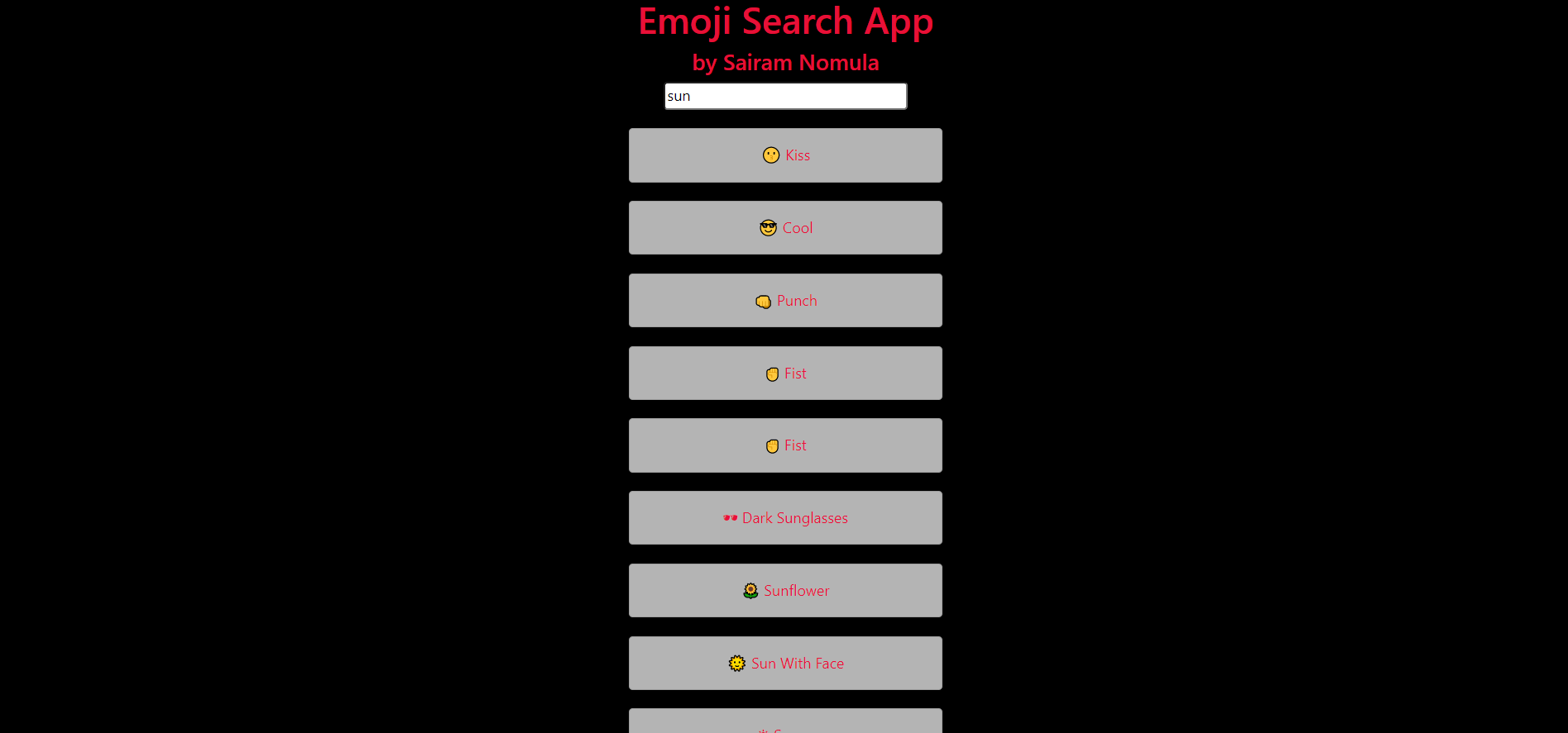GitHub - SairamNomula/Emoji-Search-App