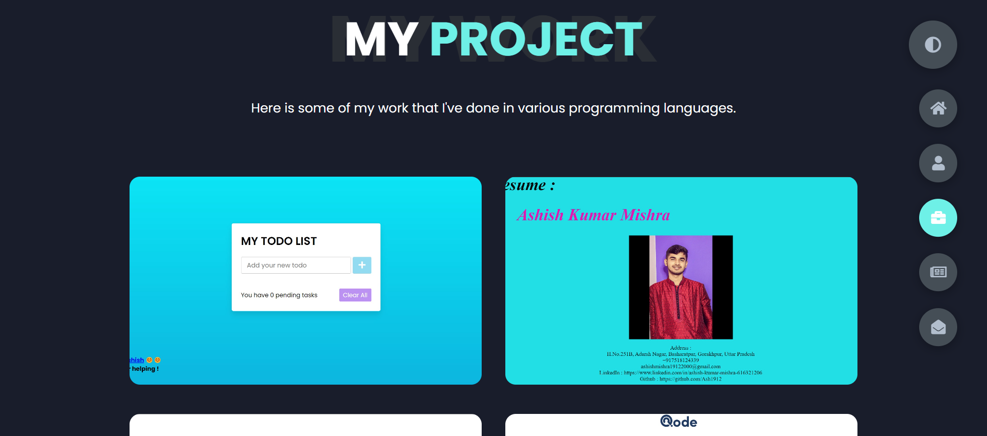GitHub - Ash1912/My-Portfolio