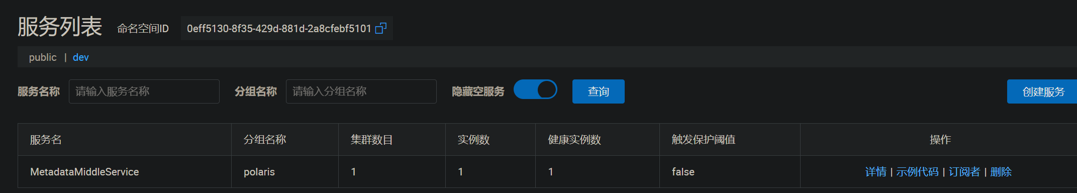 nacos polaris 多注册时命名空间名称不统一 · Issue #1014 · Tencent/spring-cloud-tencent · GitHub
