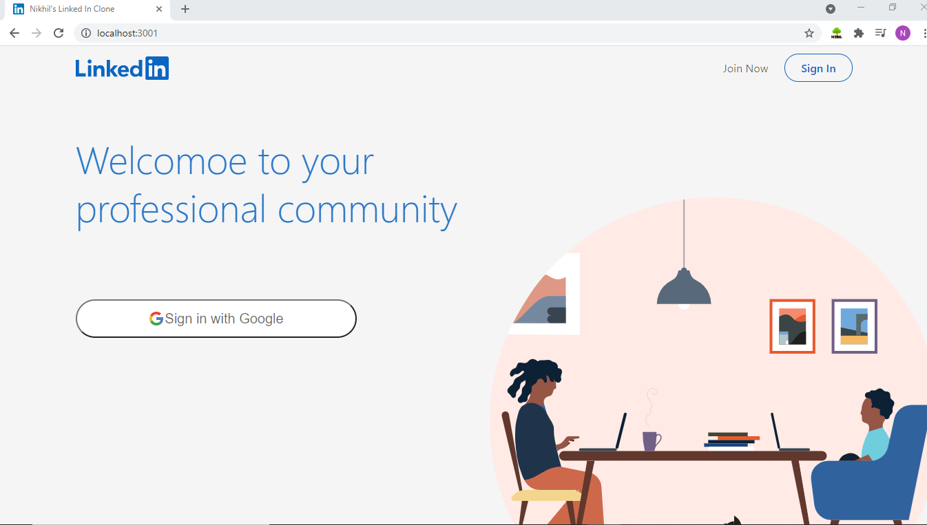 GitHub - nikhil149/linkedIn-Clone