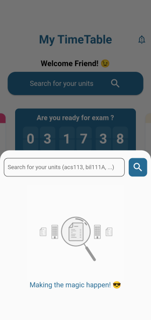 GitHub - ElieBamunoba/MyTimeTable: An Exam Time Table App