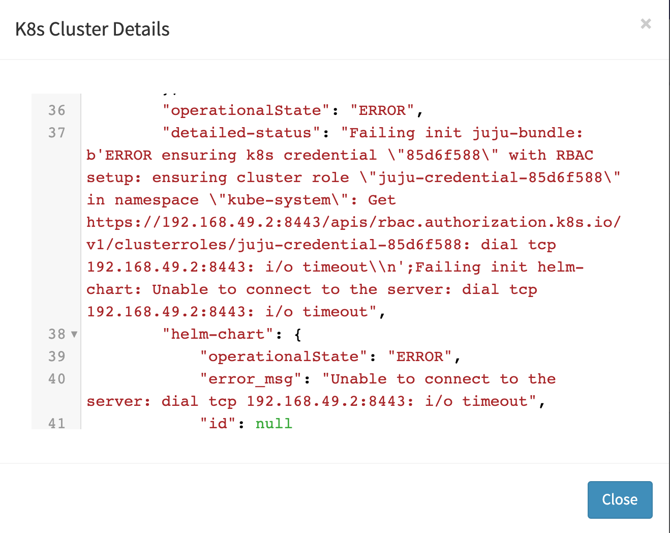 Helm deployed in Minikube Error : Failing init helm-chart: Unable to connect to the server: dial ...