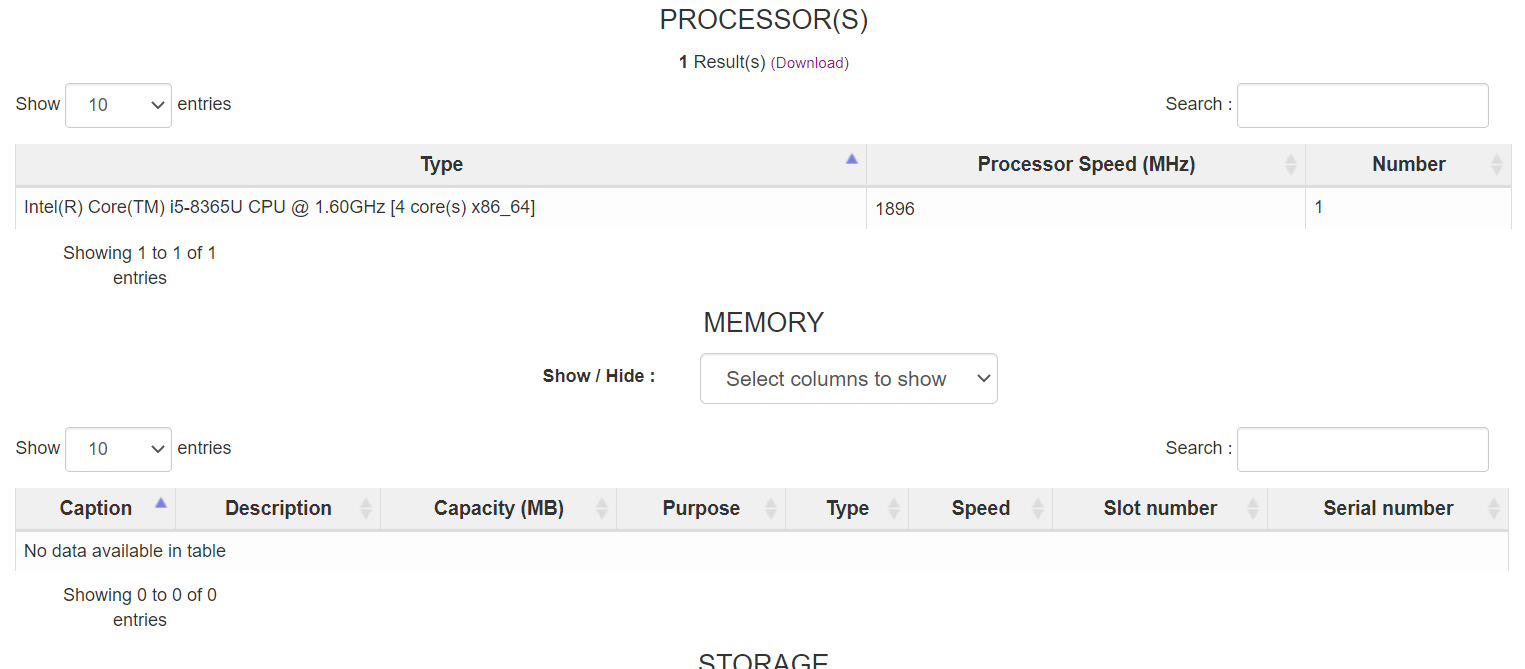 Hardware, Network, Devices are empty · Issue #298 · OCSInventory-NG/OCSInventory-Server · GitHub
