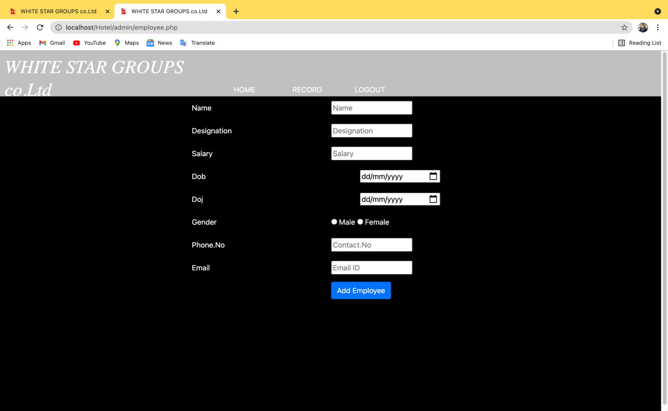 GitHub - Shivam094/Hotel-Management-System