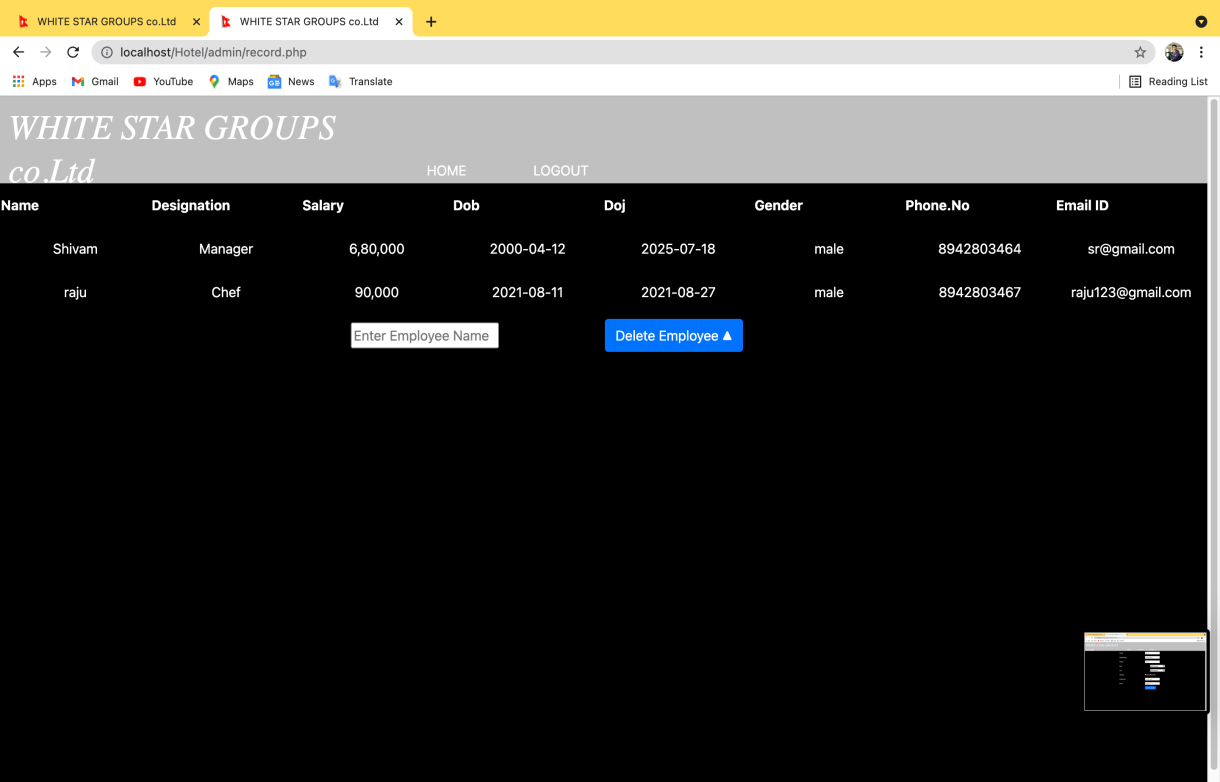 GitHub - Shivam094/Hotel-Management-System