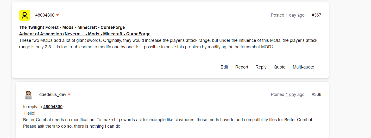 Improve compatibility with bettercombat · Issue #3459 · Tslat/Advent-Of-Ascension · GitHub