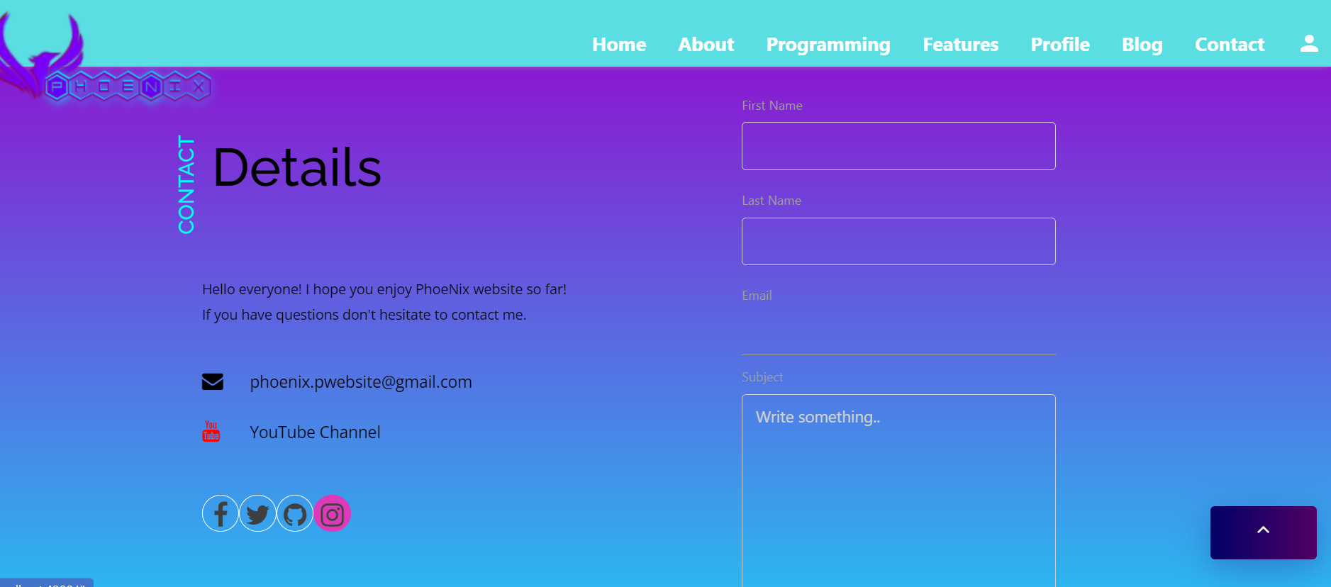 GitHub - patriNicole/phoenix-application: Angular, Node.js, CSS ...