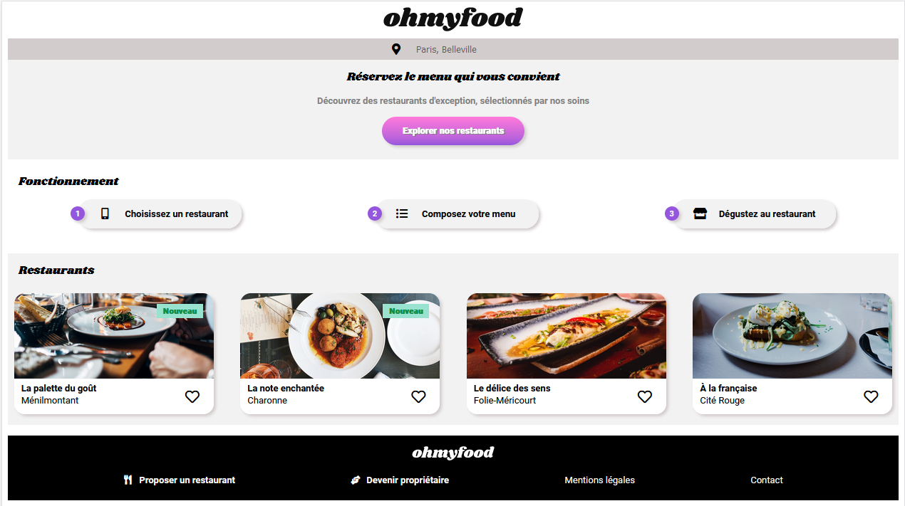 GitHub - benlinux1/002_BenoitVINCENT-OHMYFOOD: Ohmyfood! - CSS Dynamics & Animations