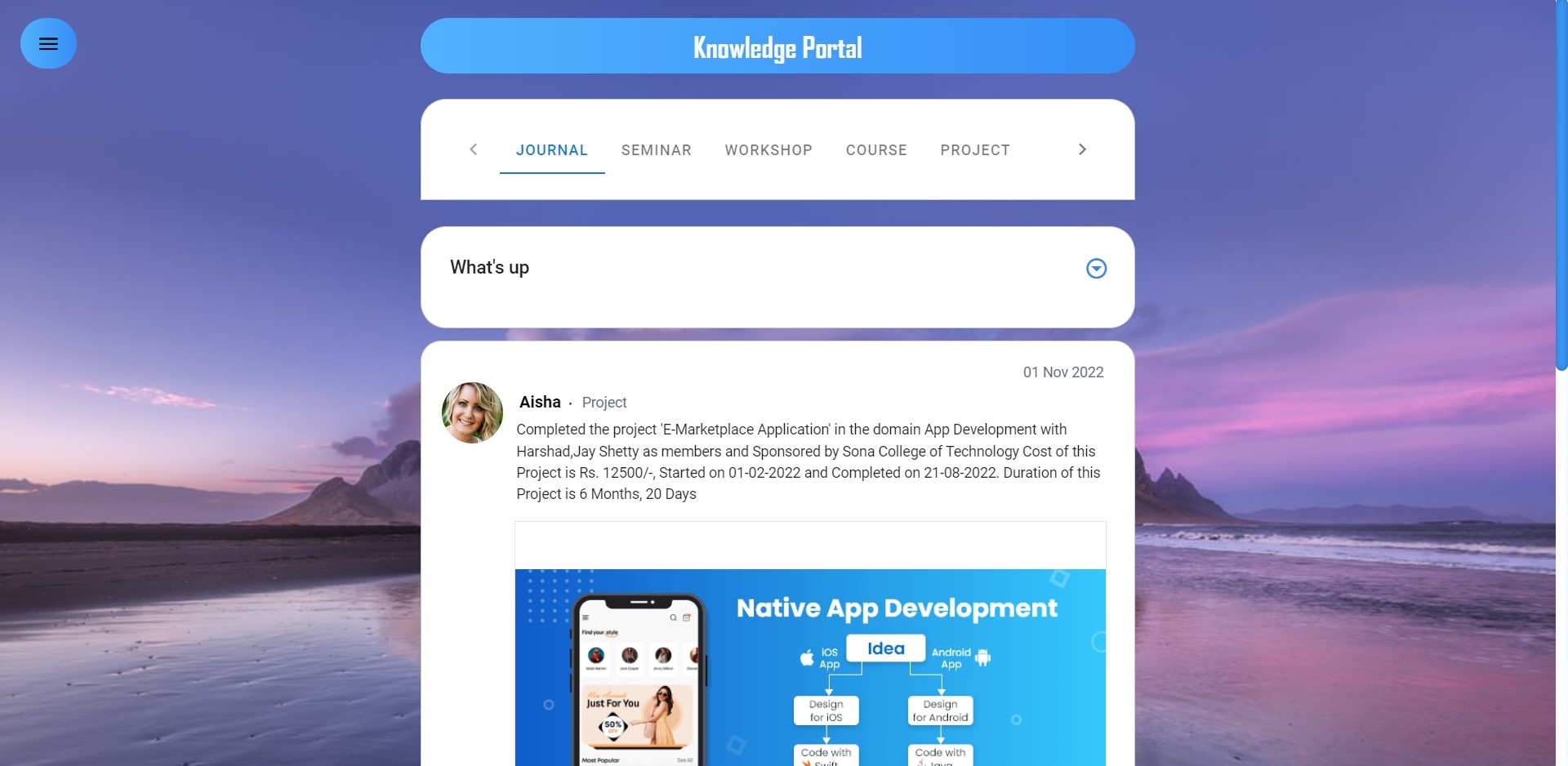 GitHub - shobhanoffl/knowledgePortal