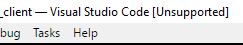 Title bar [Unsupported] · Issue #30791 · microsoft/vscode · GitHub