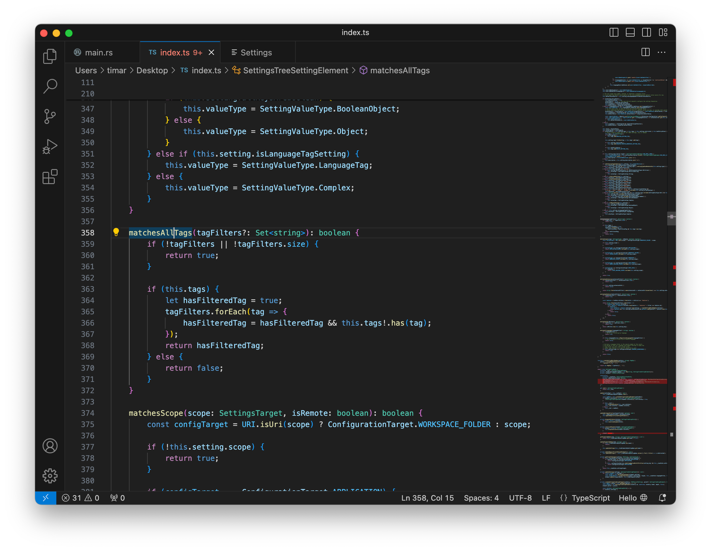 Sticky scroll not aligned · Issue #190066 · microsoft/vscode · GitHub