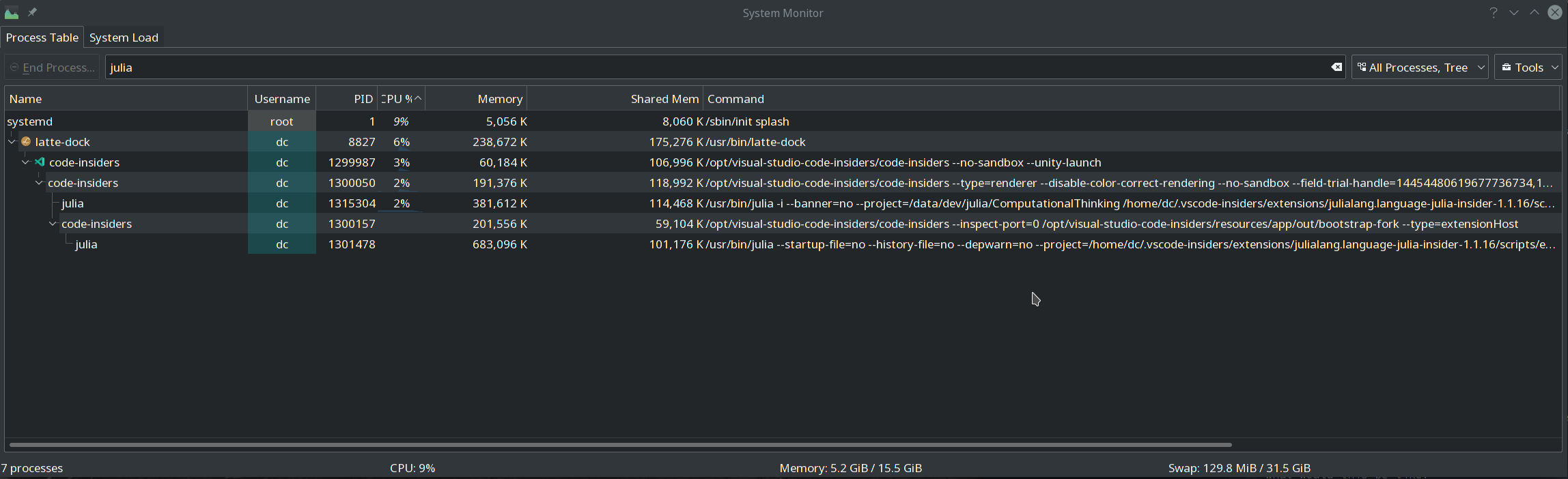 julia-insiders is not spawning processes correctly · Issue #1897 · julia-vscode/julia-vscode ...