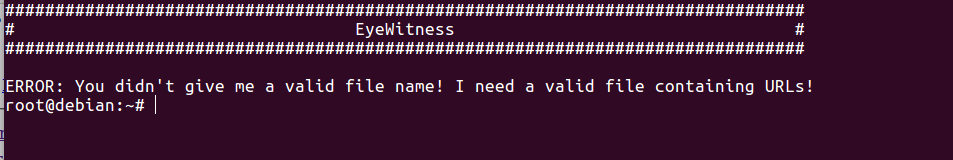 Getting error while trying to load urls from files · Issue #313 · RedSiege/EyeWitness · GitHub