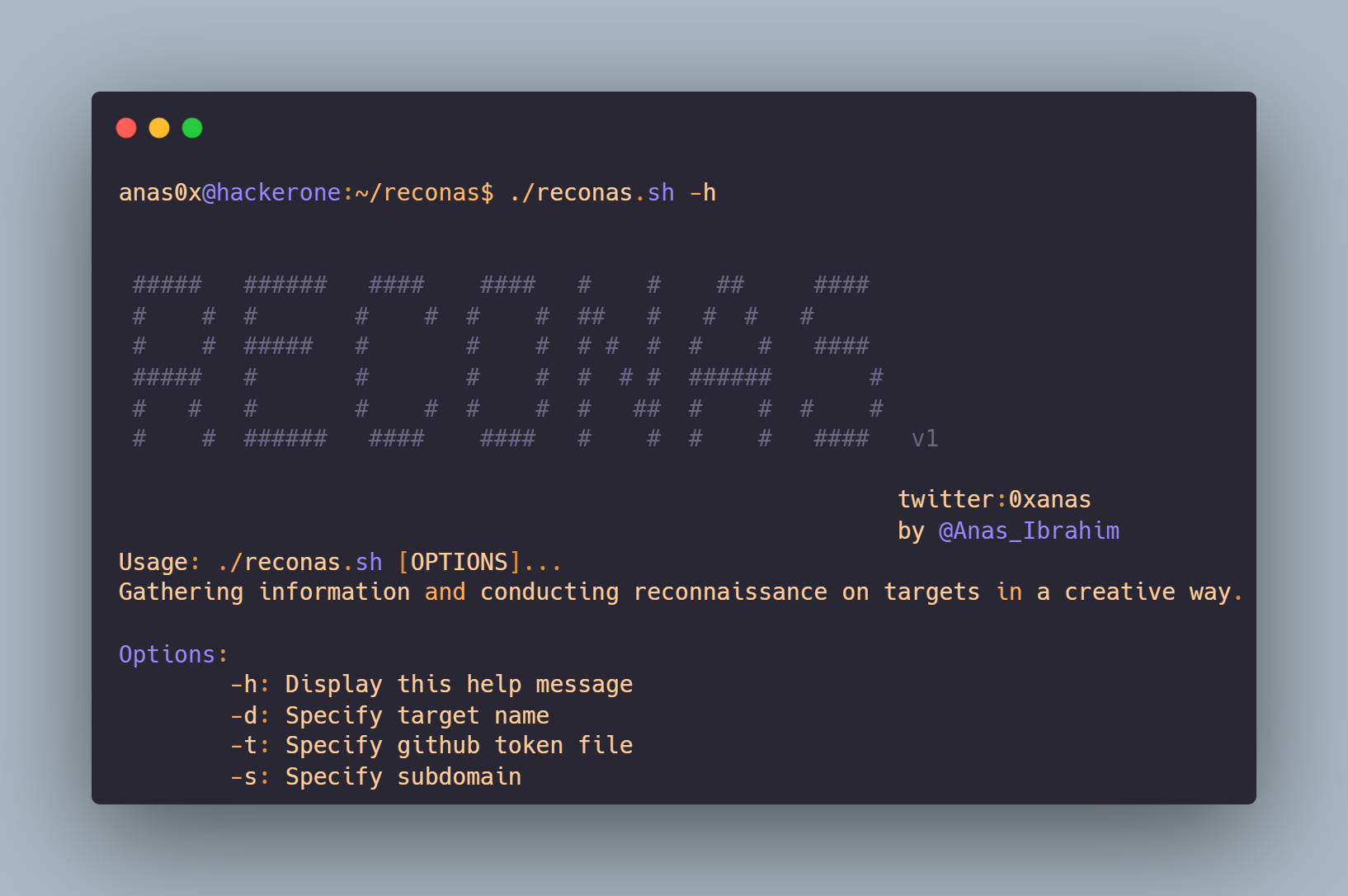 Github Ghostshell2reconas Tool A Powerful Reconnaissance Tool Written In Bash Scripting It