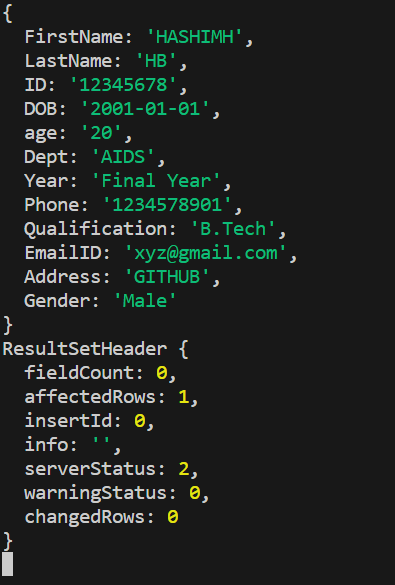 GitHub - HashimHB/WL-Task1: Student Registration form with (frontend ...