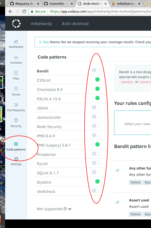 Enhancement: Integrate Codacy for static analysis / coverage · Issue ...