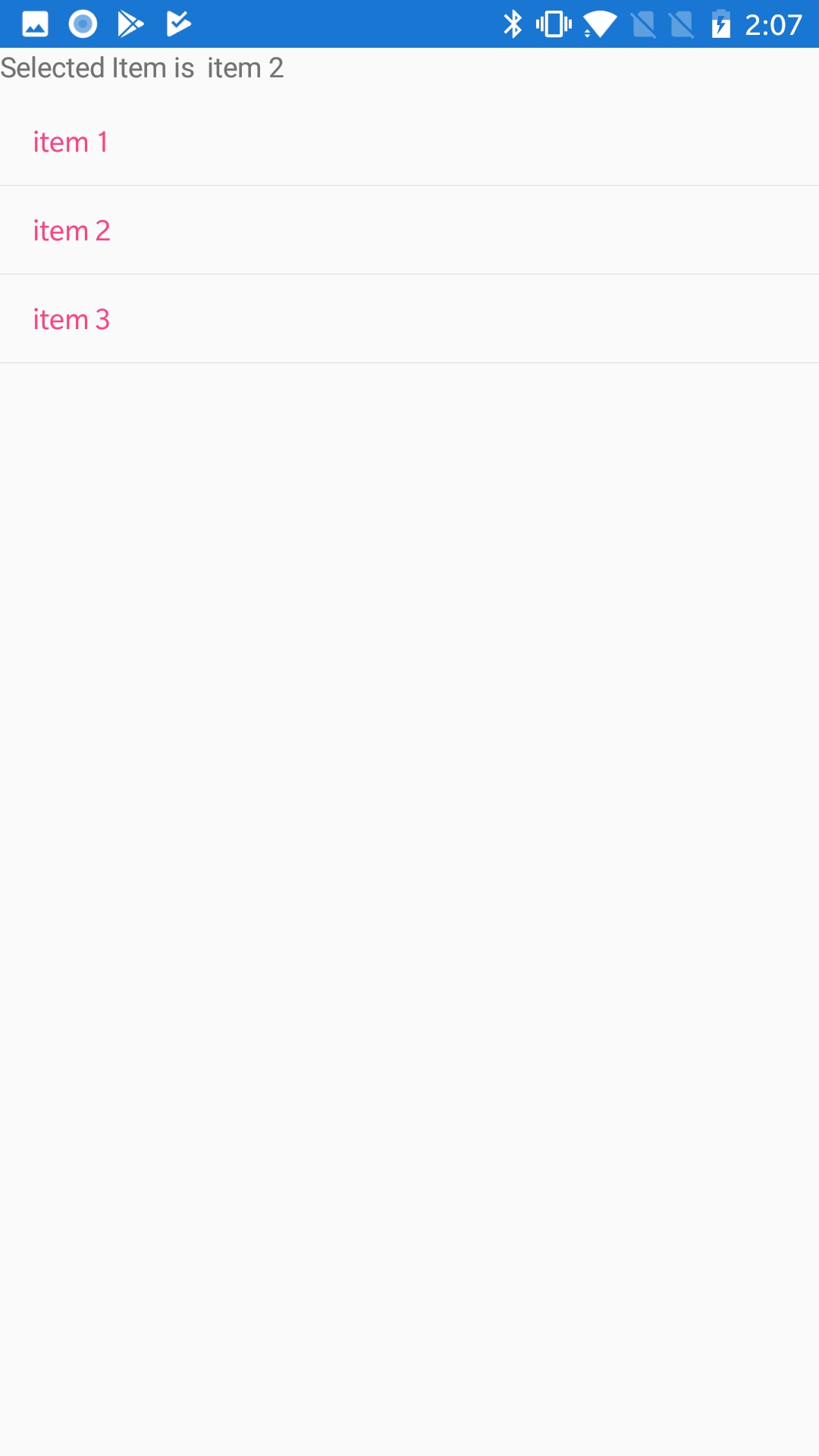 [android] Listview Selecteditem Highlight Not Working With Recycleelement · Issue 6163