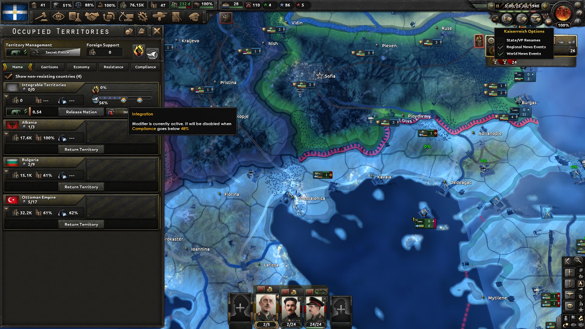 GRE, BUL - Greece can't integrate Eastern Macedonia and Western Thrace with new occupation ...