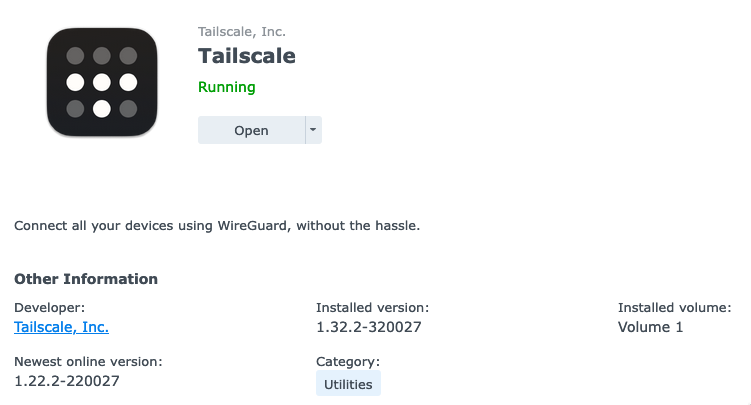 Cannot start Tailscale on Synology DSM 7 · Issue #6153 · tailscale/tailscale · GitHub