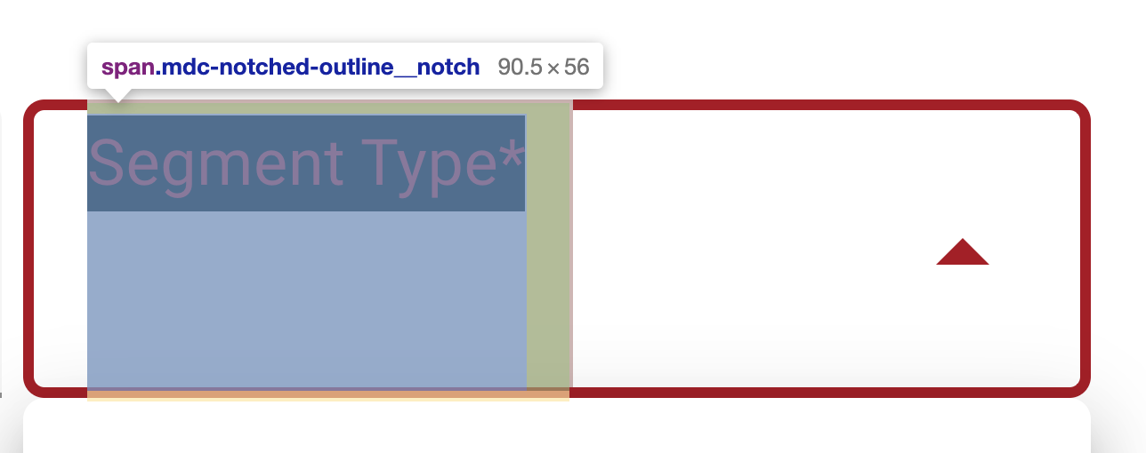 Mwc Select Label Position Is Lower Than All Other Inputs · Issue 1276 · Material Components