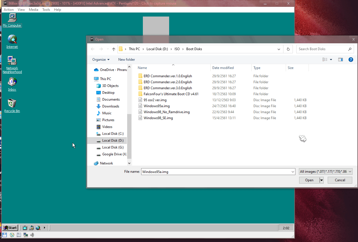 Double clicking an image file captures mouse input · Issue #1367 · 86Box/86Box · GitHub