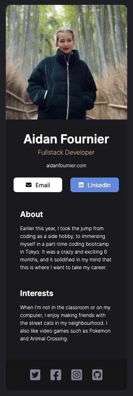 GitHub - AidanFournier/digital-business-card: A digital business card ...