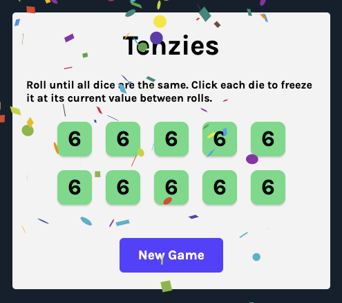 GitHub - AidanFournier/tenzies-game: A children's dice game recreated ...