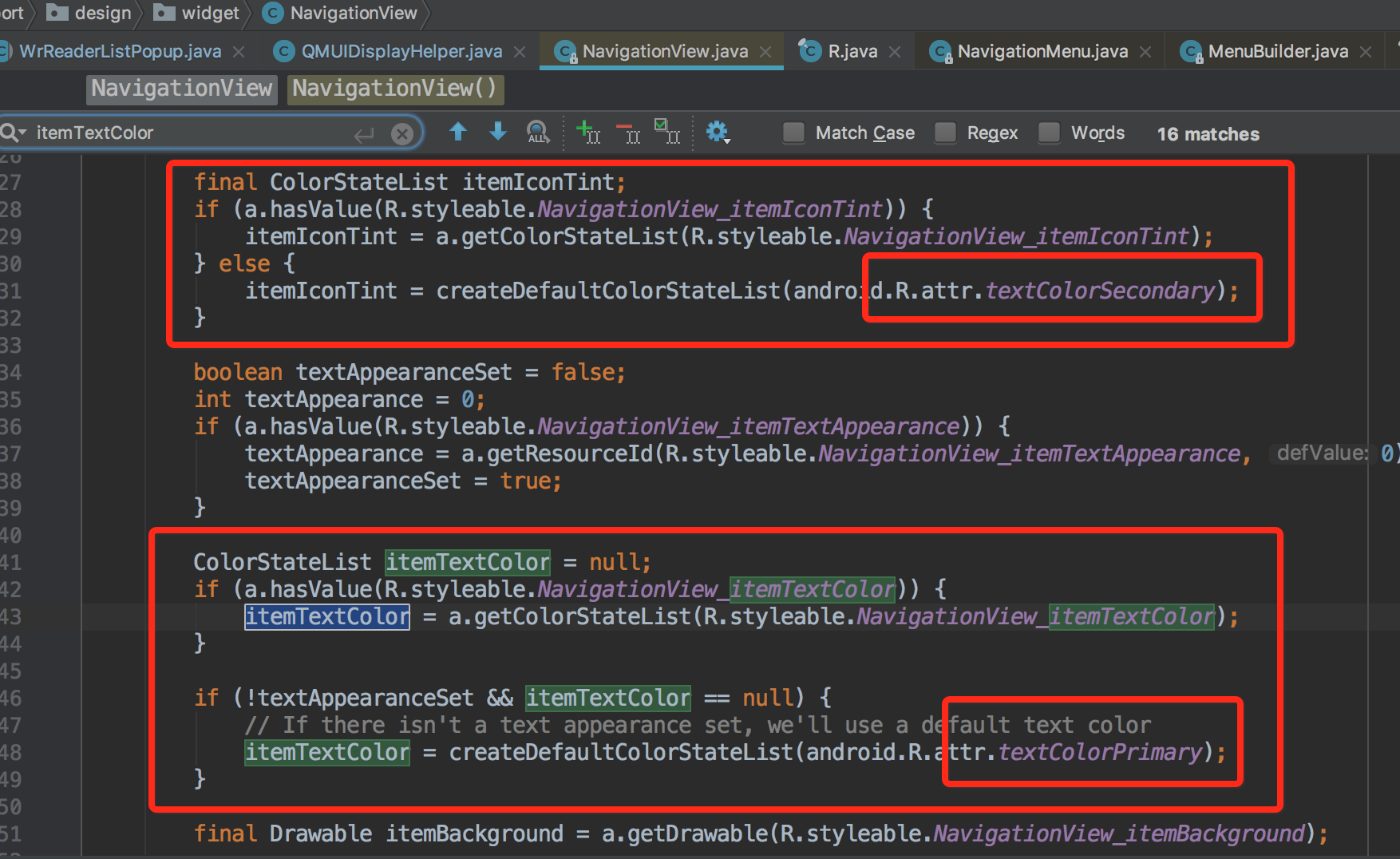 请问NavigationView中Menu的颜色设置 · Issue #89 · Tencent/QMUI_Android · GitHub