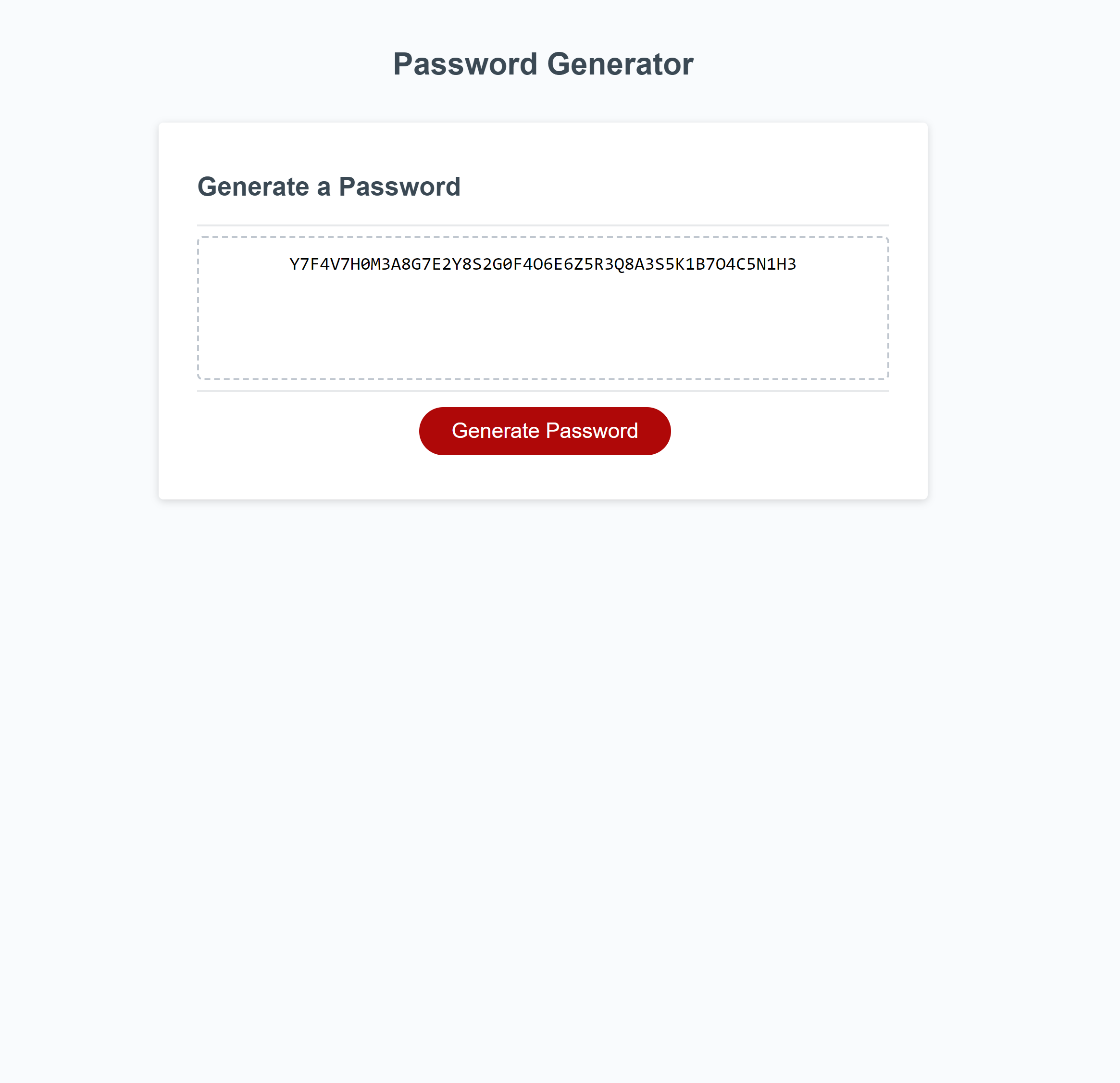 GitHub - E11Evated/password-generator