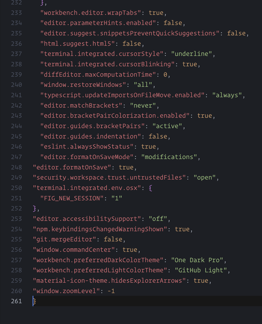 Bracket Pair Colorization - window.zoomLevel when set -1 or lower ...