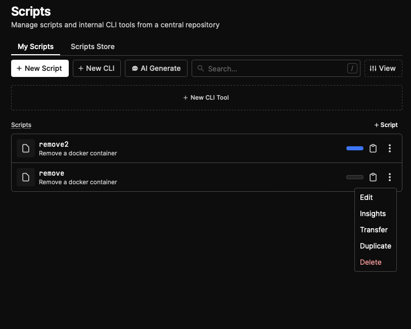 Cannot delete script · Issue #2425 · withfig/fig · GitHub