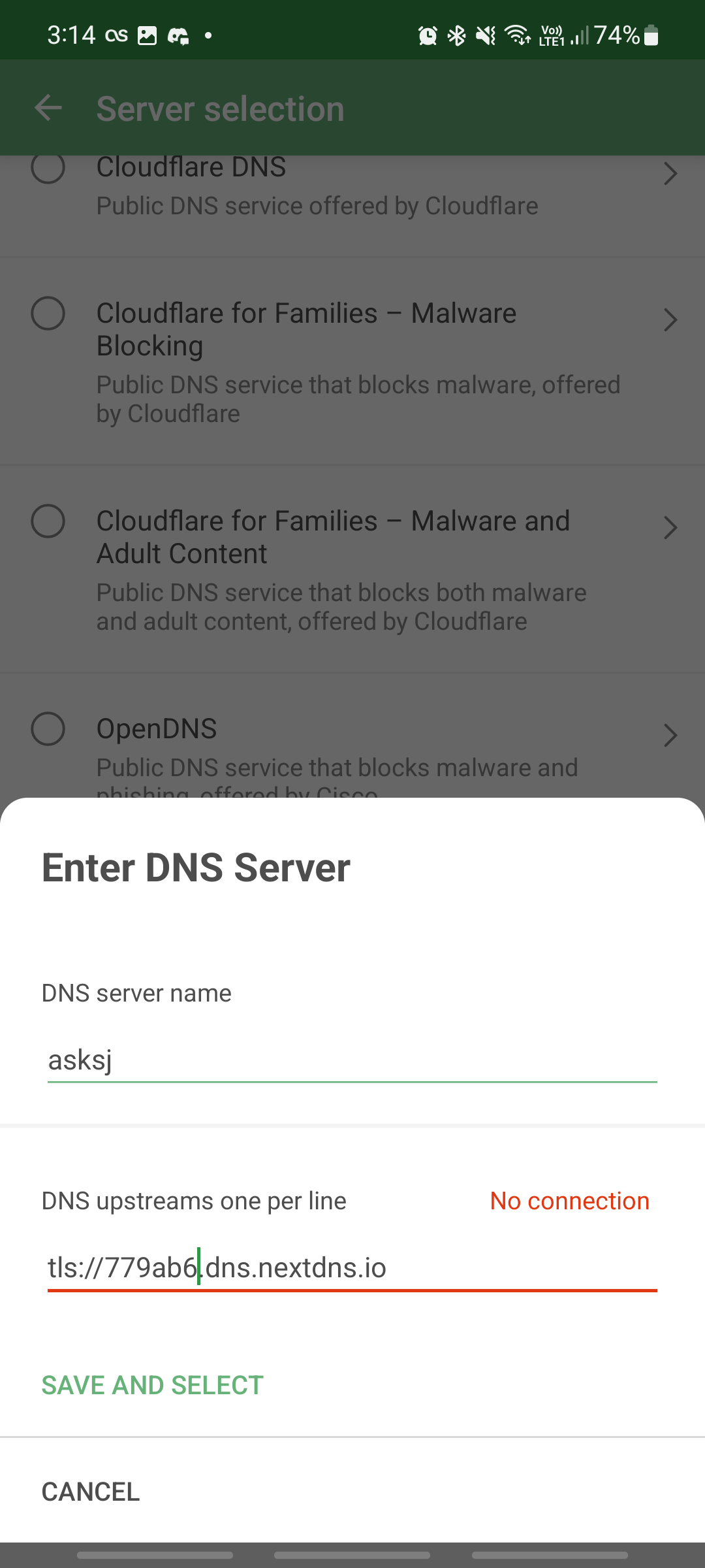 Can't set Custom NextDNS Configuration as DNS Provider in Android · Issue #4259 · AdguardTeam ...