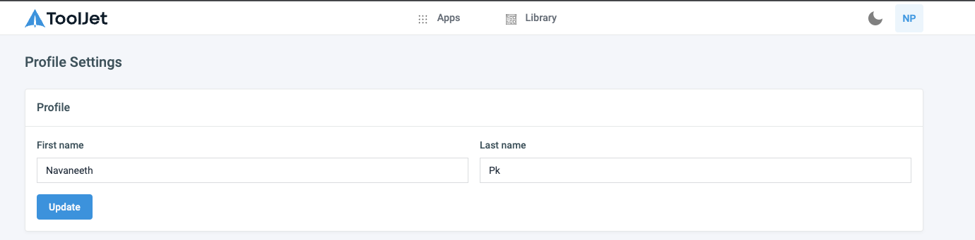 Show email on profile page · Issue #1026 · ToolJet/ToolJet · GitHub