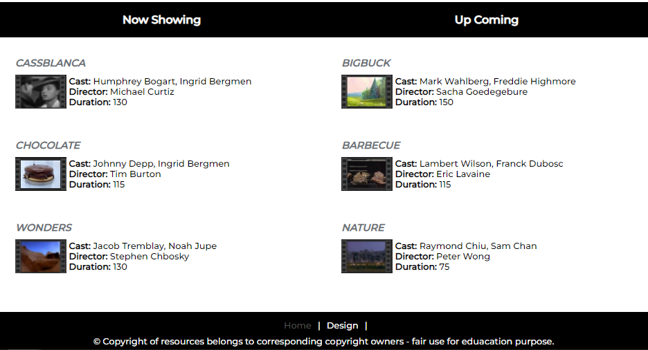 GitHub - HEI204/Movie-Booking-Website: A coursework project for my university course which only ...